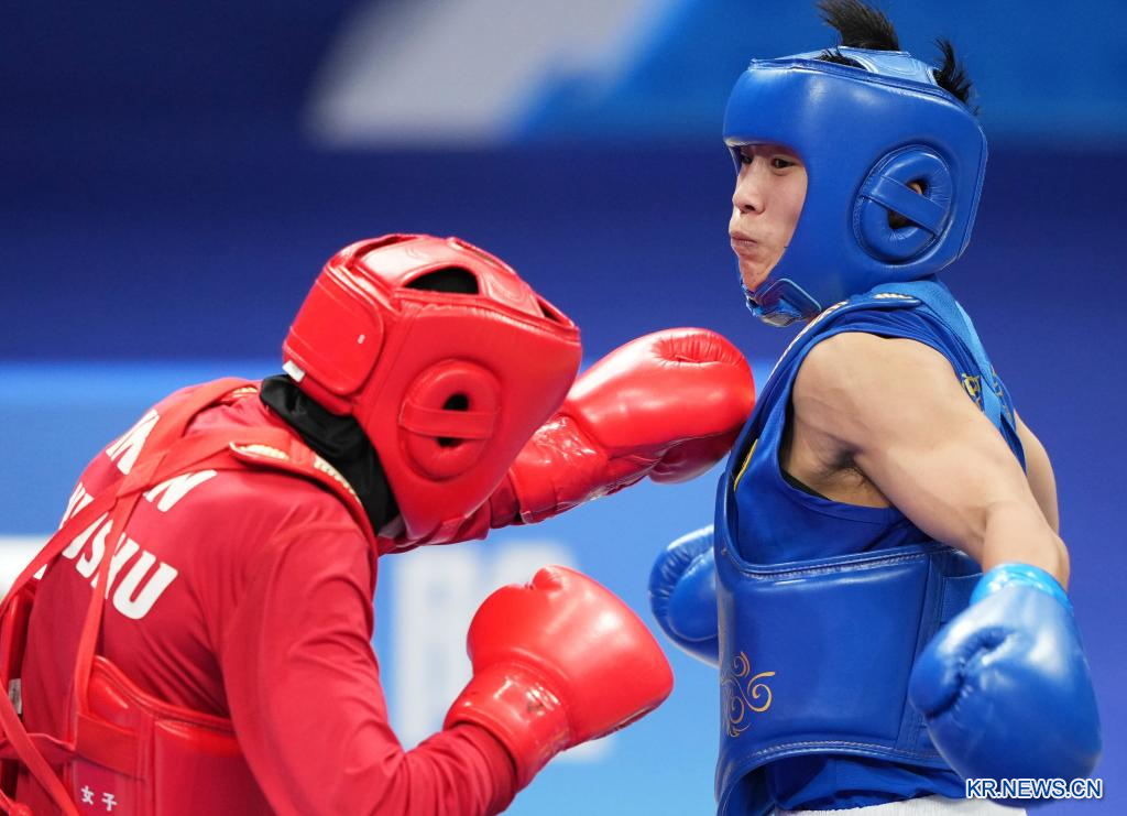 [항저우 AG] 中 리웨이야오, 우슈 여자 산타 52kg급 金-Xinhua