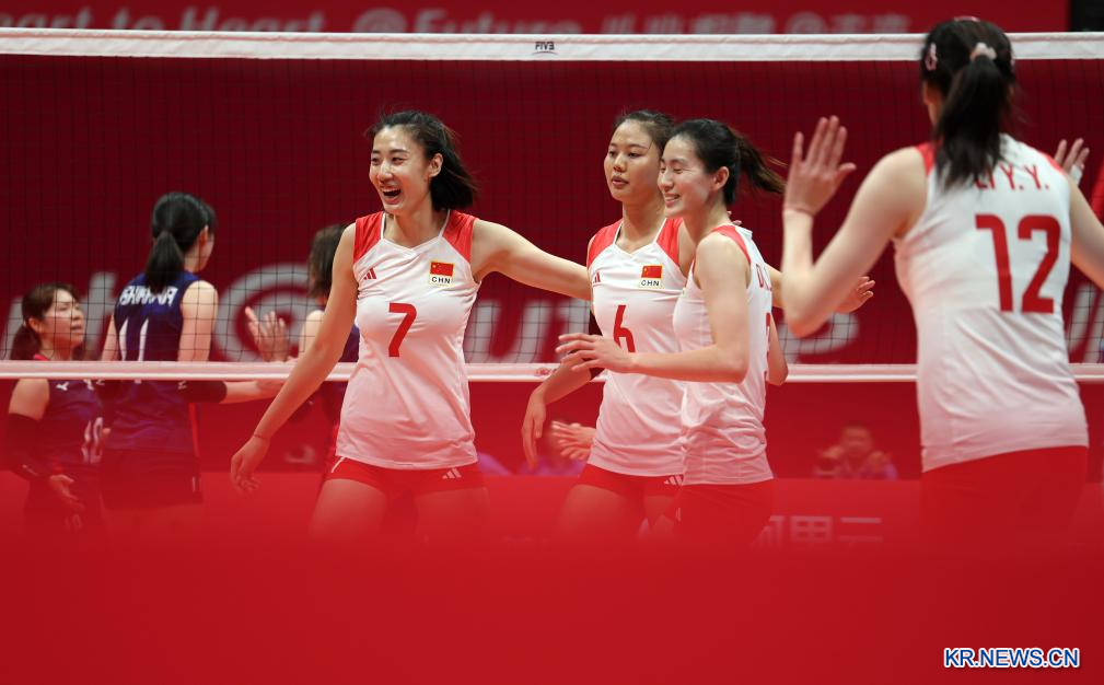 (항저우 AG) 中, 여자 배구 결승전 금메달-Xinhua